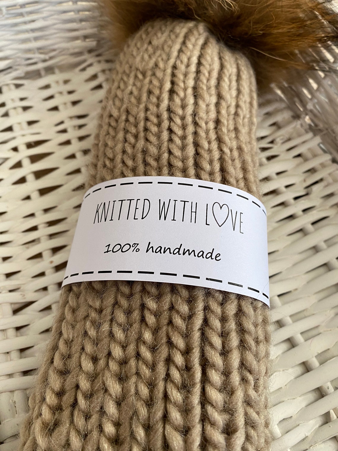 Handknitted With Love Printable Labels Handmade Items Tags - Etsy