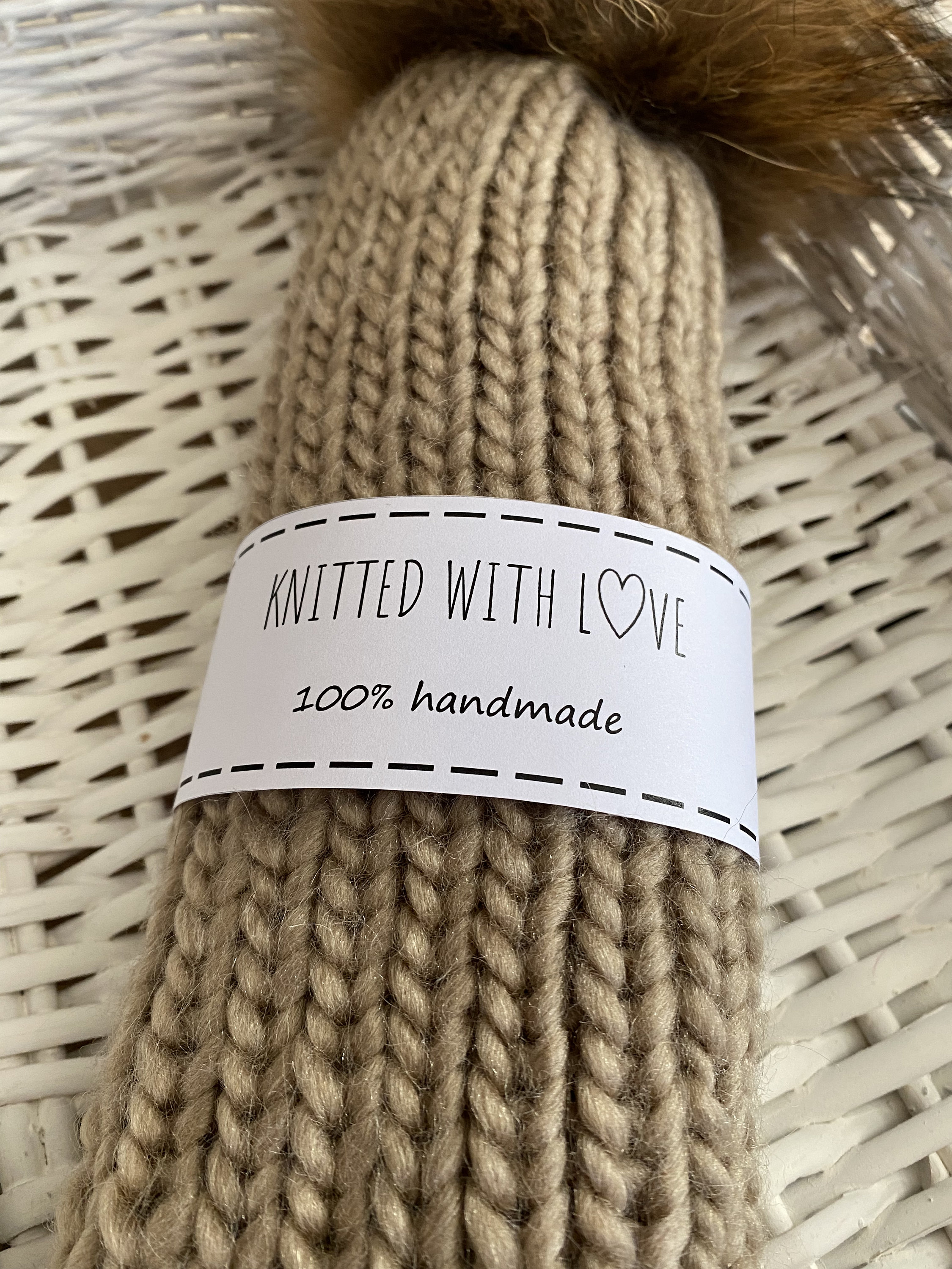 Handknitted With Love Printable Labels Handmade Items Tags - Etsy