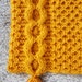 Knitting Pattern Scarf, Knitting Yellow Long Scarf, Knit Yellow Scarf ...
