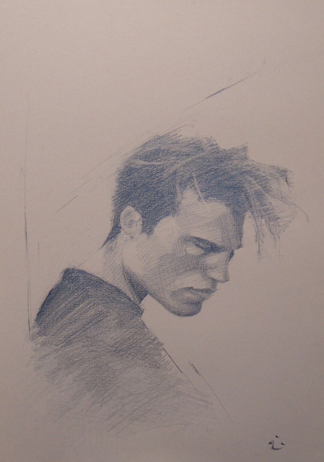 Original Graphite Portrait in A5 - Etsy