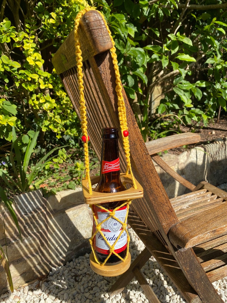 Macrame Beer Holder - Etsy