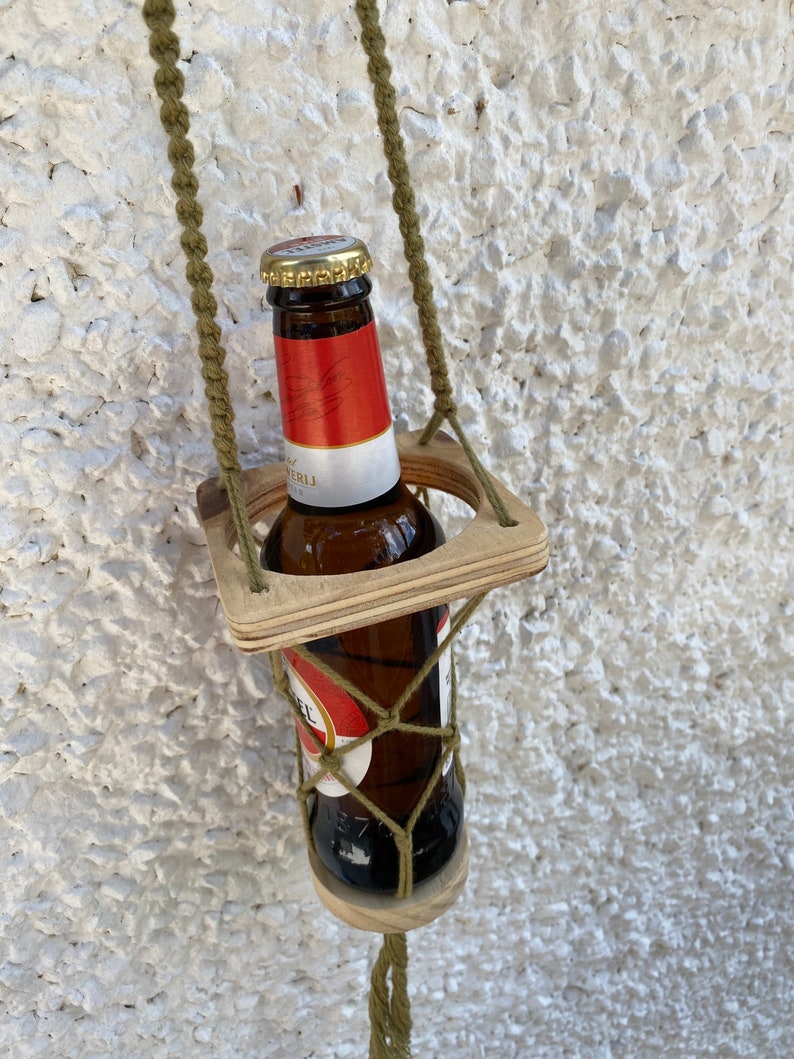 Macrame Beer Holder - Etsy