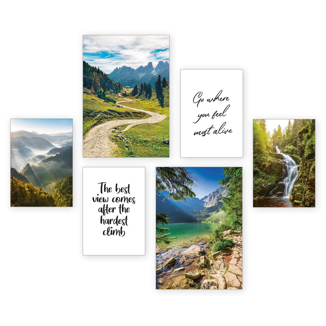 6-piece Poster Set With 2x DIN A3 & 4x DIN A4 Optional With - Etsy