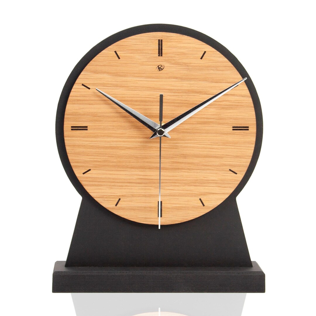 "timeless Brown" Wooden Grandfather Clock – Classic Round Table Clock ...