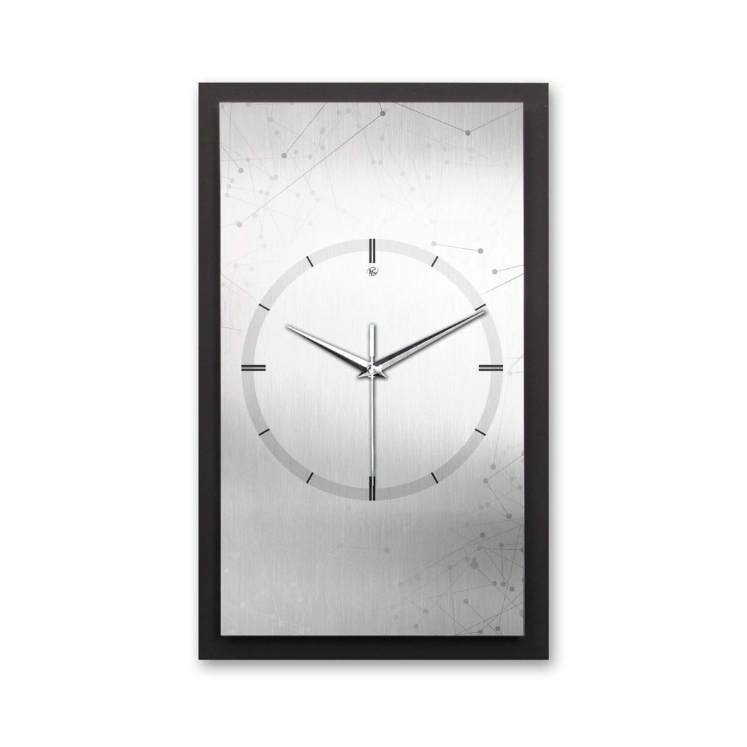 3D Designer Wall Clock Modern-metallic Connected - Etsy