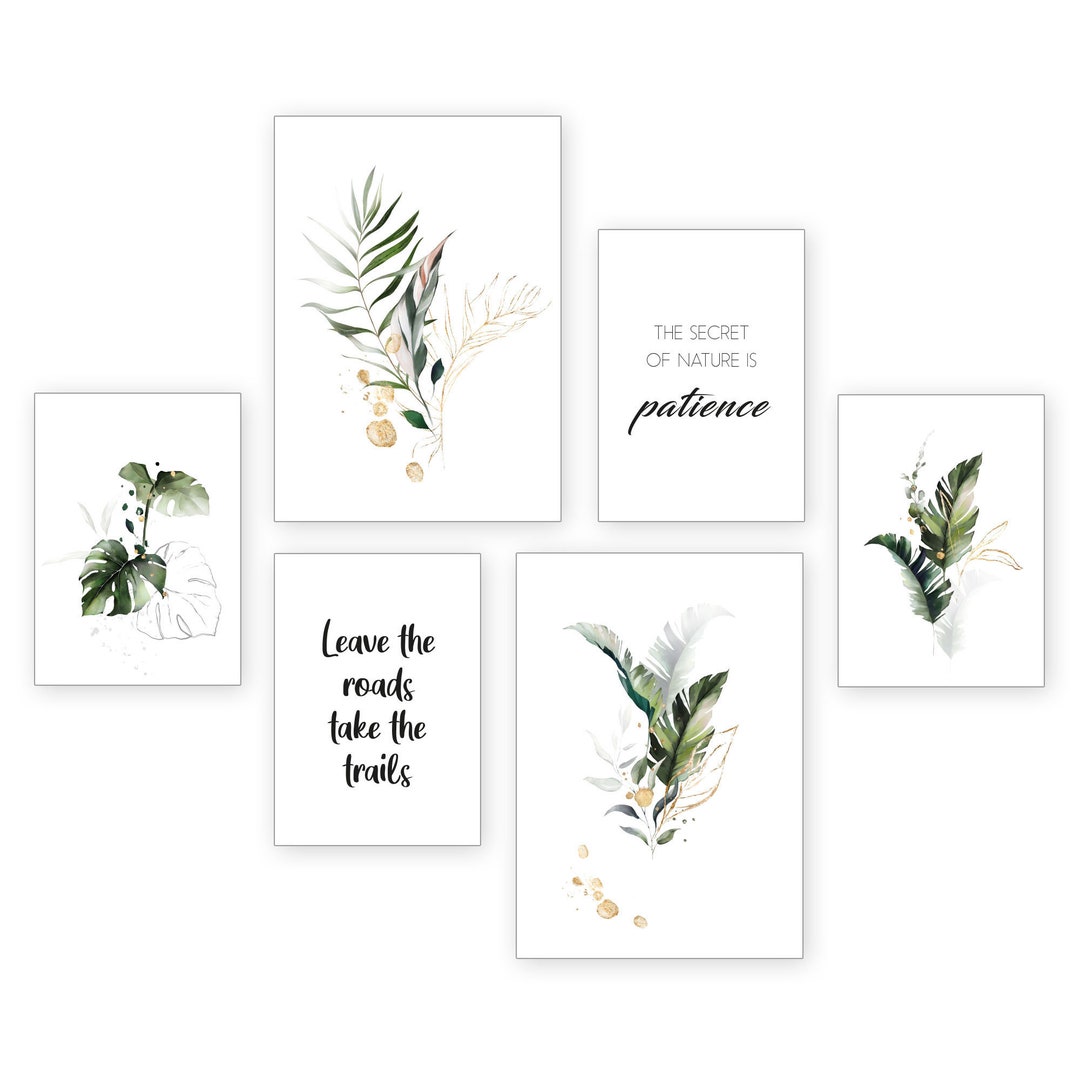 6-piece Poster Set With 2x DIN A3 & 4x DIN A4 Optional With - Etsy