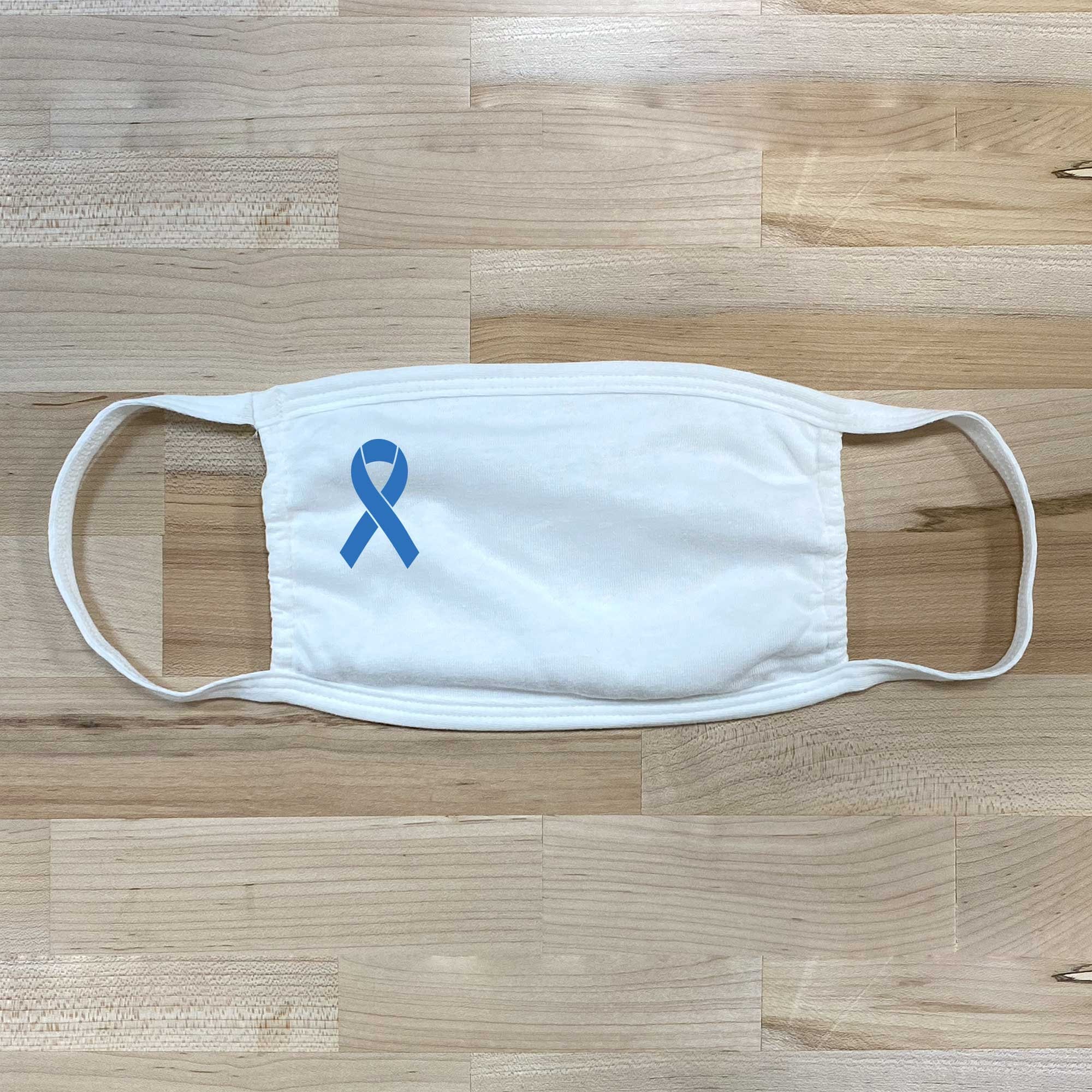 Awareness Ribbon Face Mask - Red - Purple - Yellow - Green - Blue, 100% ...