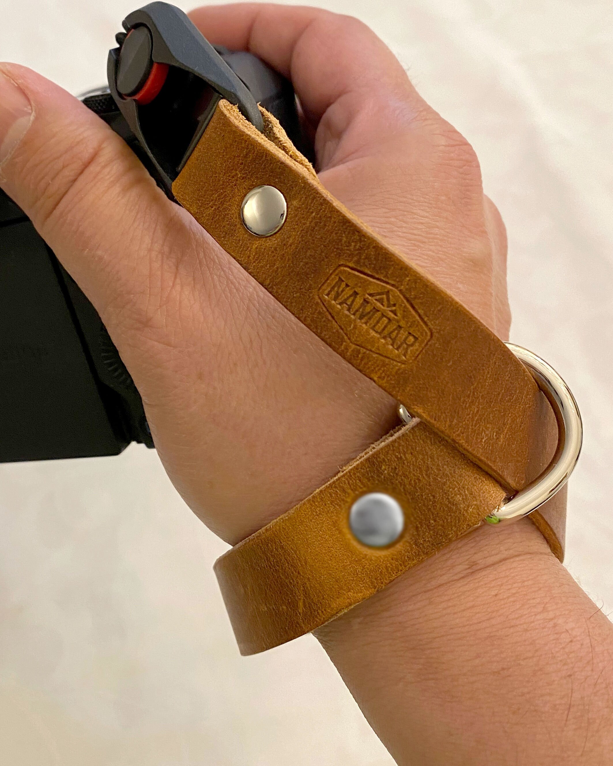 Handmade Horween Leather Camera Wrist Strap With Quick Release ...
