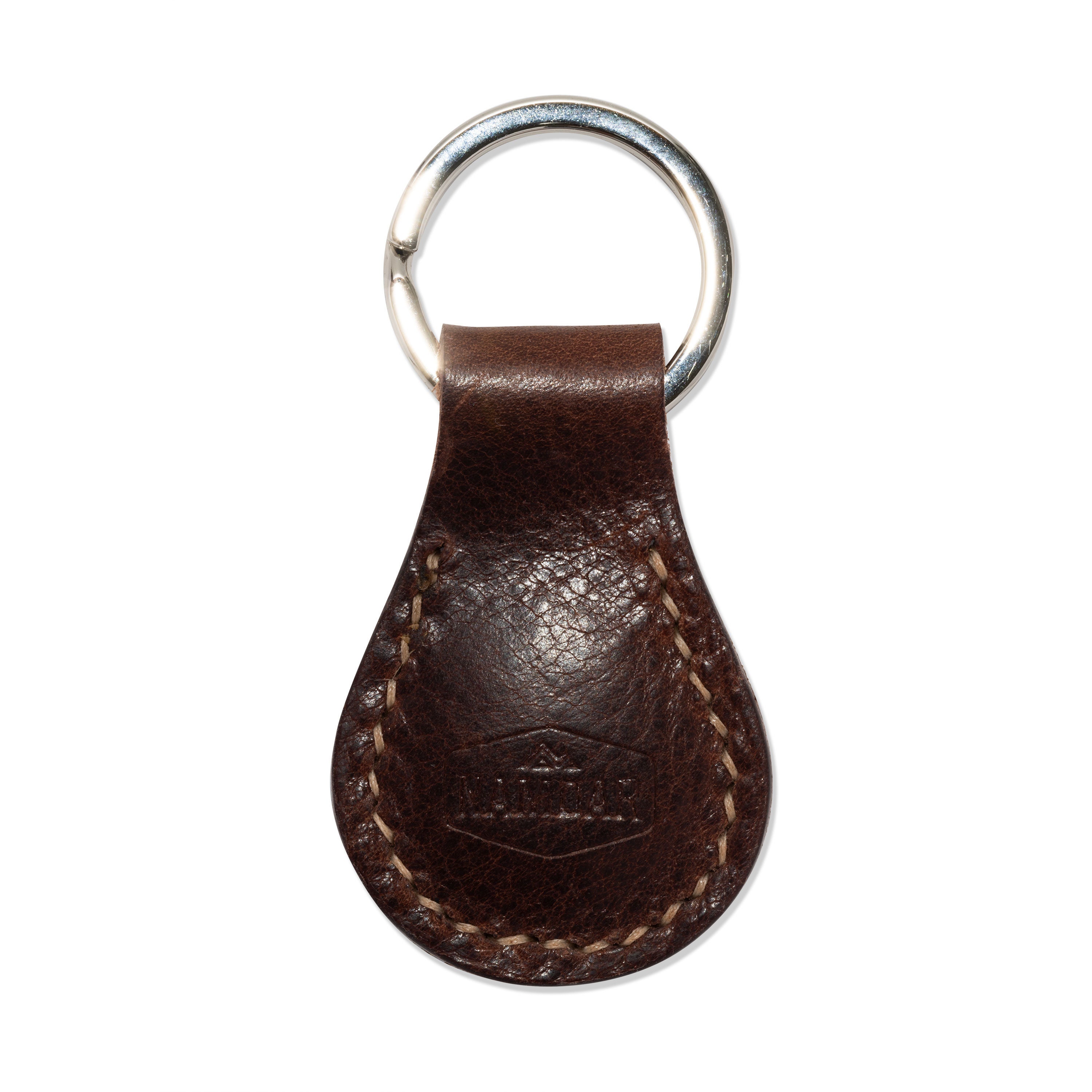 Handmade Genuine Leather Key Fob Keychain - Vegetable Tanned Leather ...