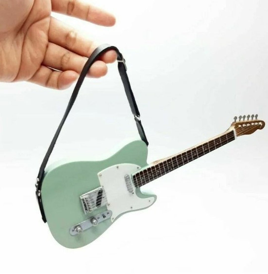 Miniature Guitar Fen Der Tosca Plus Strap Musical Instrument Display ...