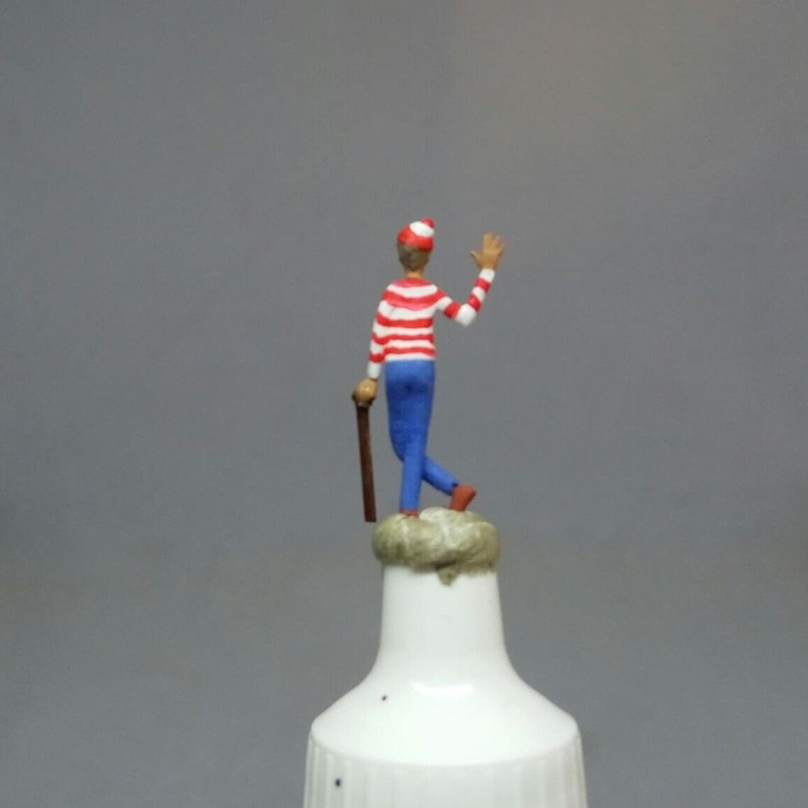 Miniature Figure Where's Wally Waldo Scale 1:87 NO PREISER Display New ...