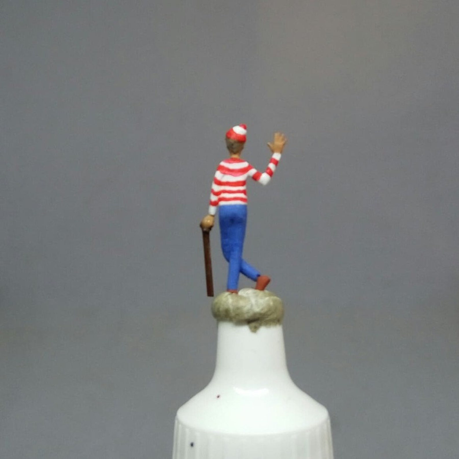 Miniature Figure Where's Wally Waldo Scale 1:87 NO PREISER Display New ...
