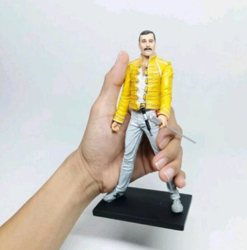 Miniature Action Figure Fred Dy Mer Cury Queen Musical Display - Etsy