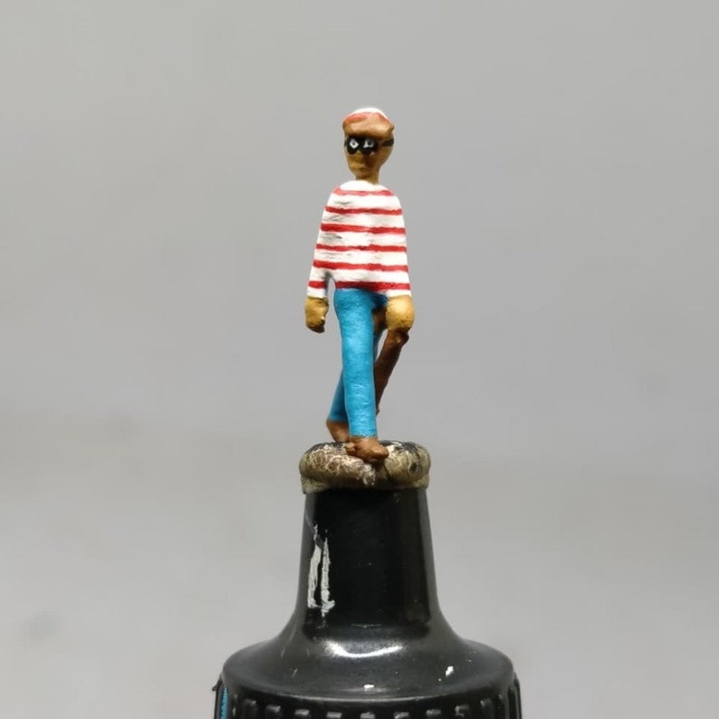 Miniature Figure Where's Wally Waldo #2 HO 1:87 NO PREISER New - Etsy