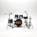 Miniature Drum Set Rock Band Black Scale 1/12 Instrument Musical ...