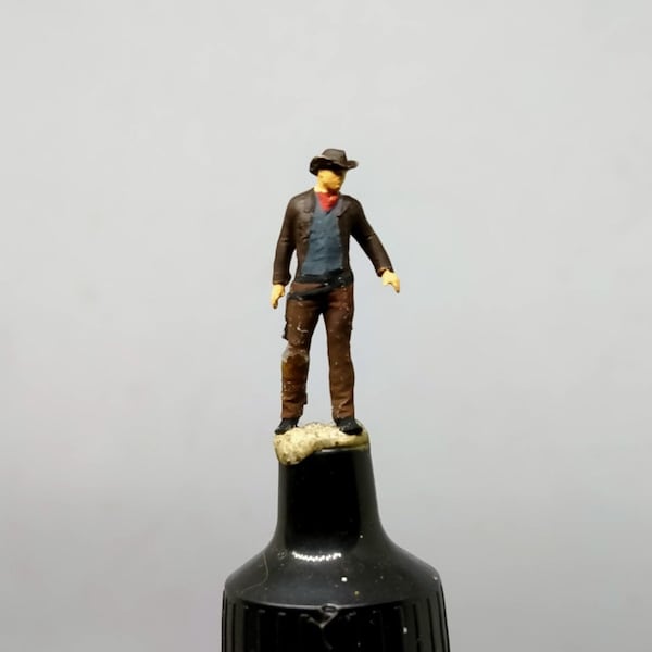 Ho Scale Cowboy - Etsy