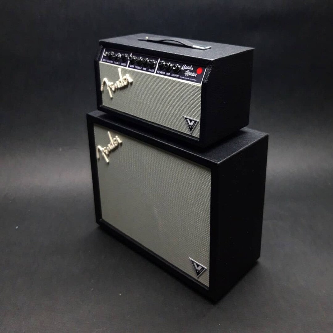 Miniature Amplifier Sound Fen Der Gray 2 Stack Display Musical ...