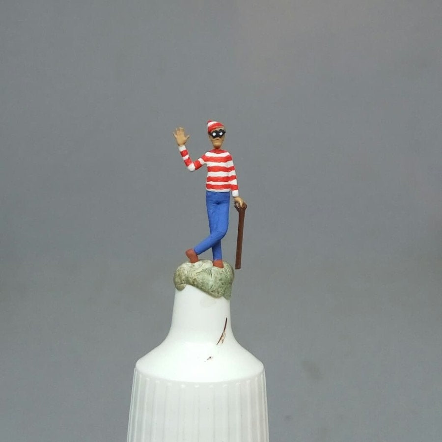 Miniature Figure Where's Wally Waldo Scale 1:87 NO PREISER - Etsy Canada