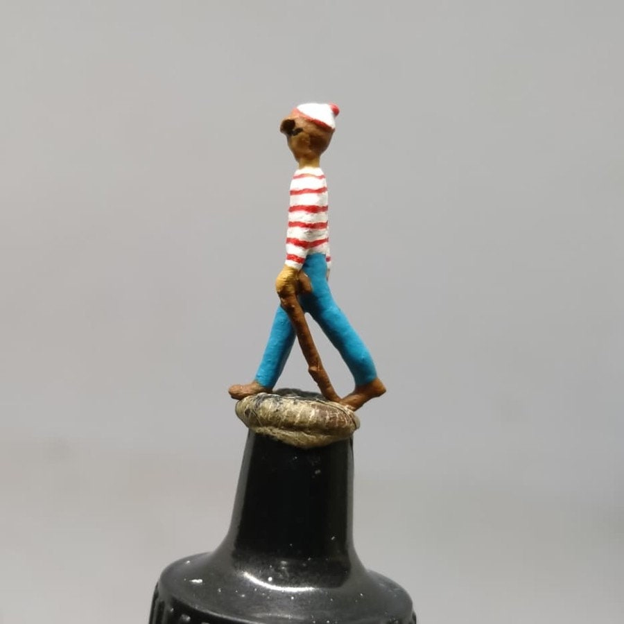 Miniature Figure Where's Wally Waldo 2 HO 1:87 NO PREISER - Etsy Canada