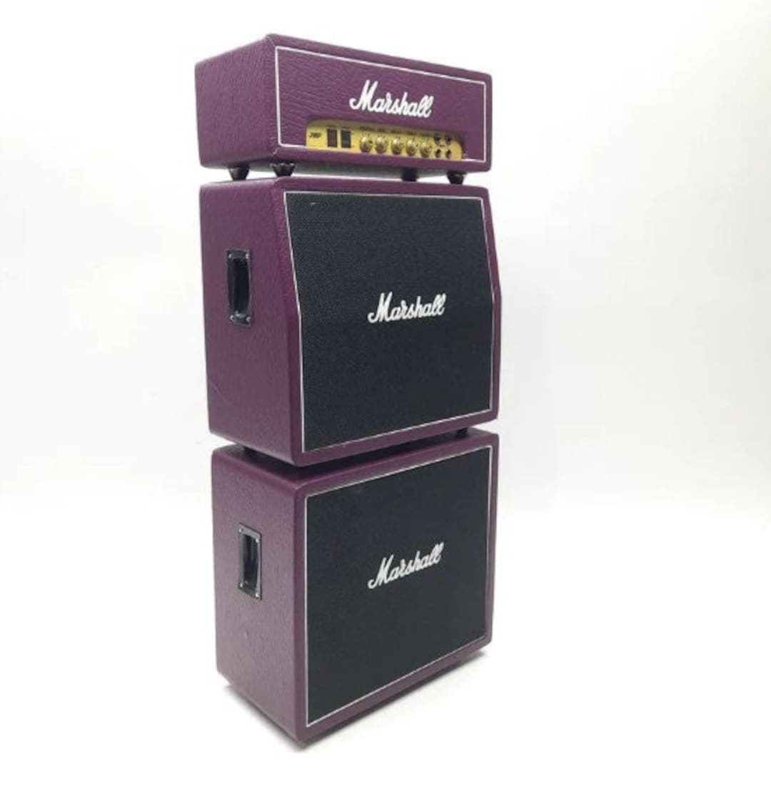 Miniature Amplifier Purple 3 Stack Model Mini Stack Replica Bass Mar ...