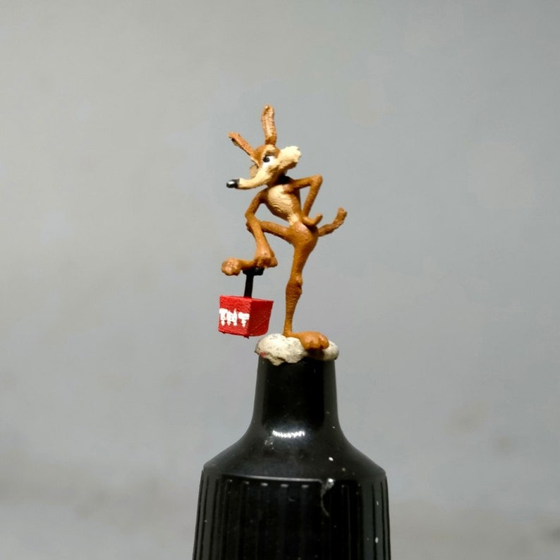 Miniature Figure Coyote T N T Scale 1:87 No PREISER New - Etsy