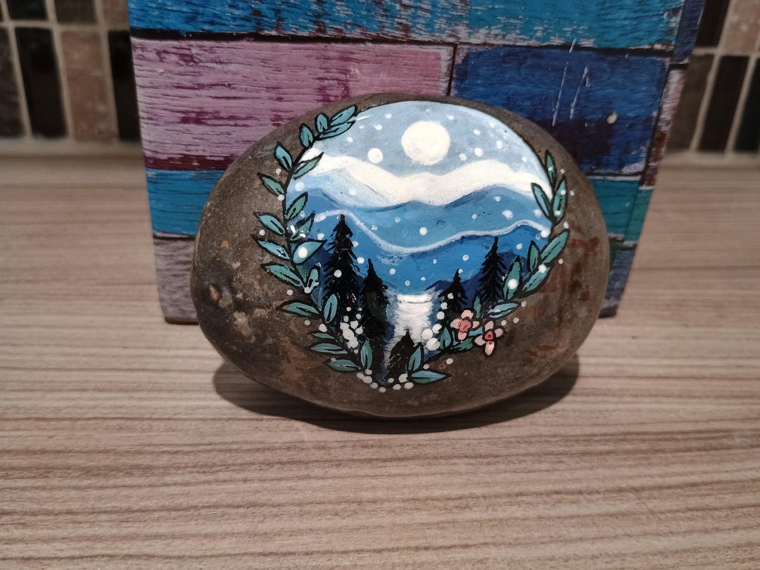 Hand-painted Natural Stone, Pebble Art, Stone Art - Etsy