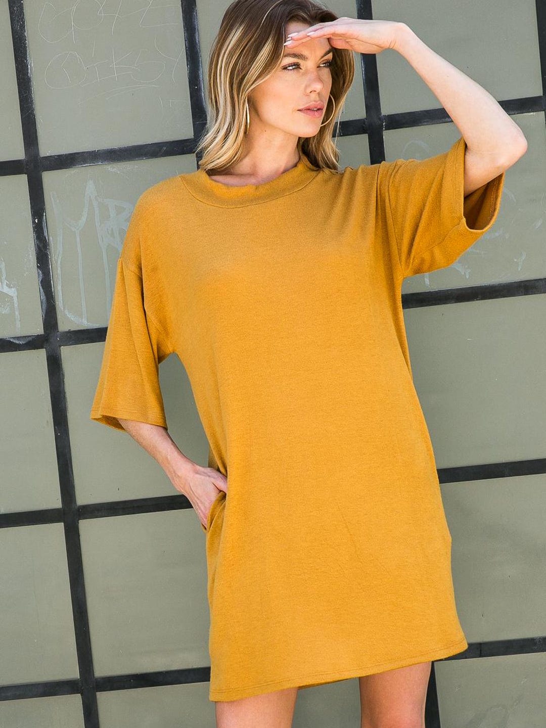 Ultra Soft Casual Knit Dress With Pockets - Etsy