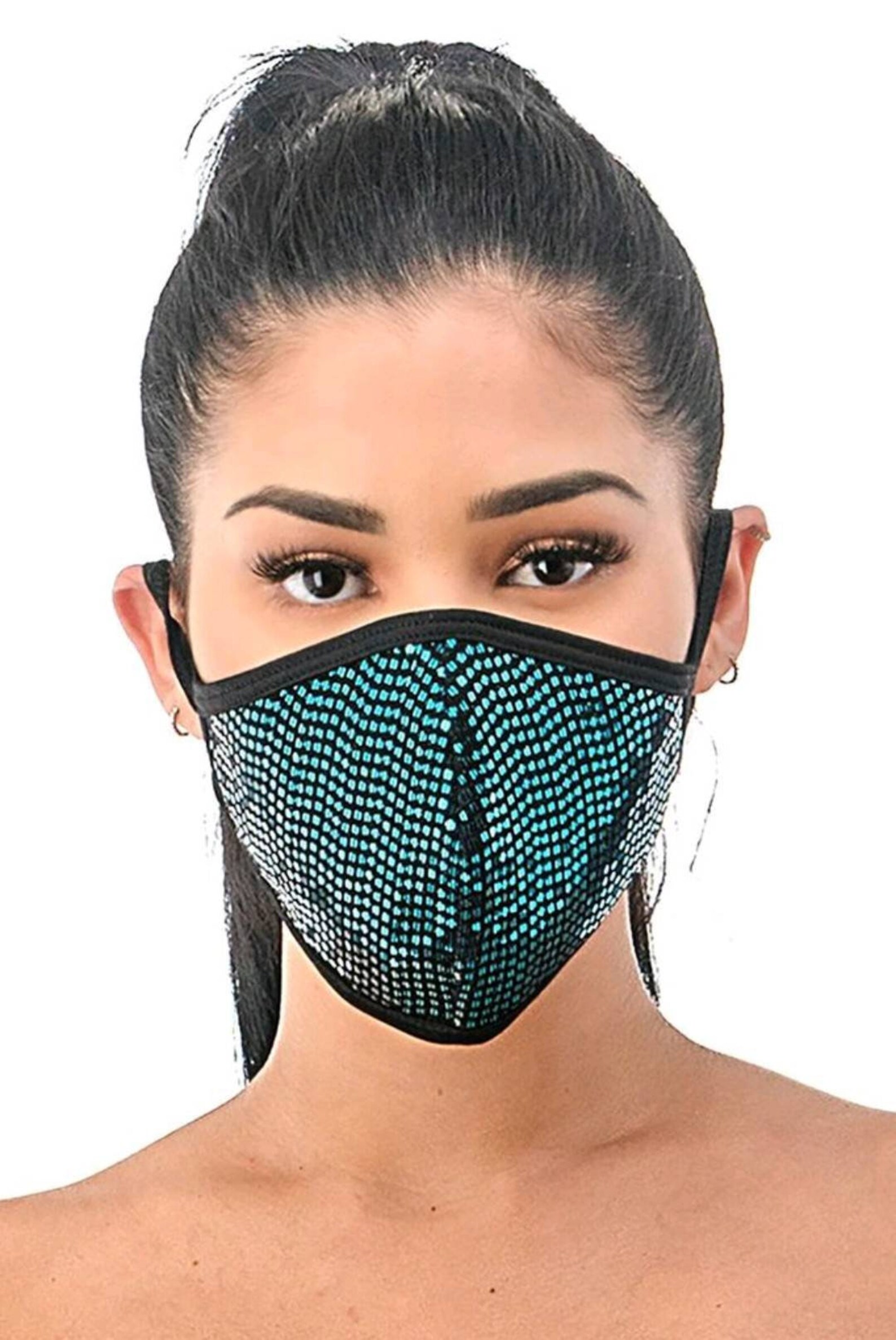 Triple Layer Sequin Face Mask - Etsy