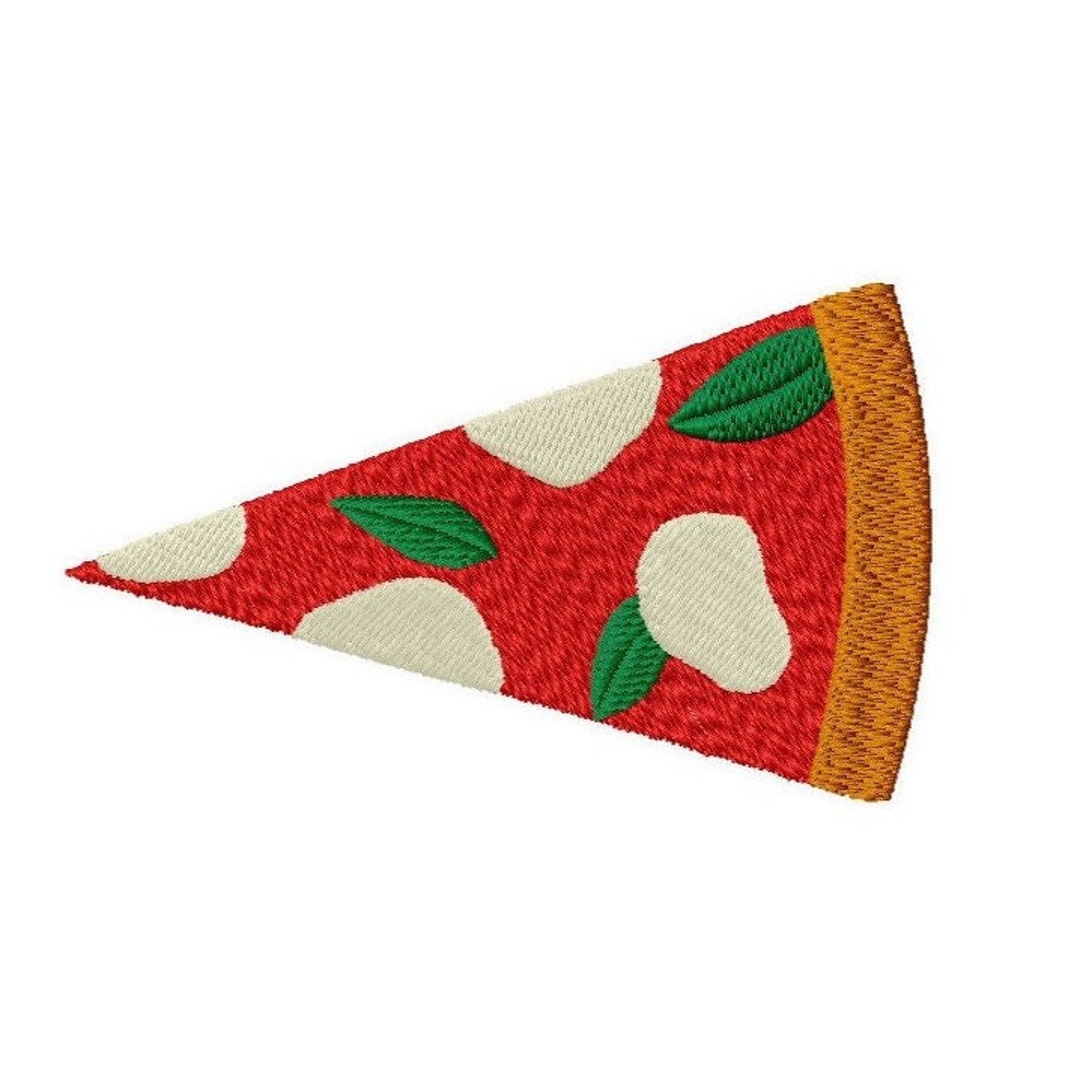 Pizza Embroidery Design | Pizza Slice Machine Embroidery Design | 5 ...