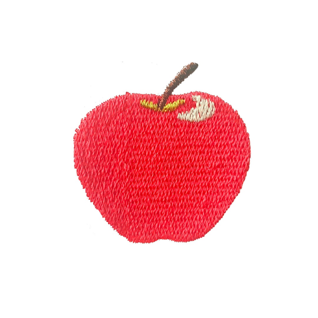 Apple Machine Embroidery Design – Digital Fruit Embroidery File ...