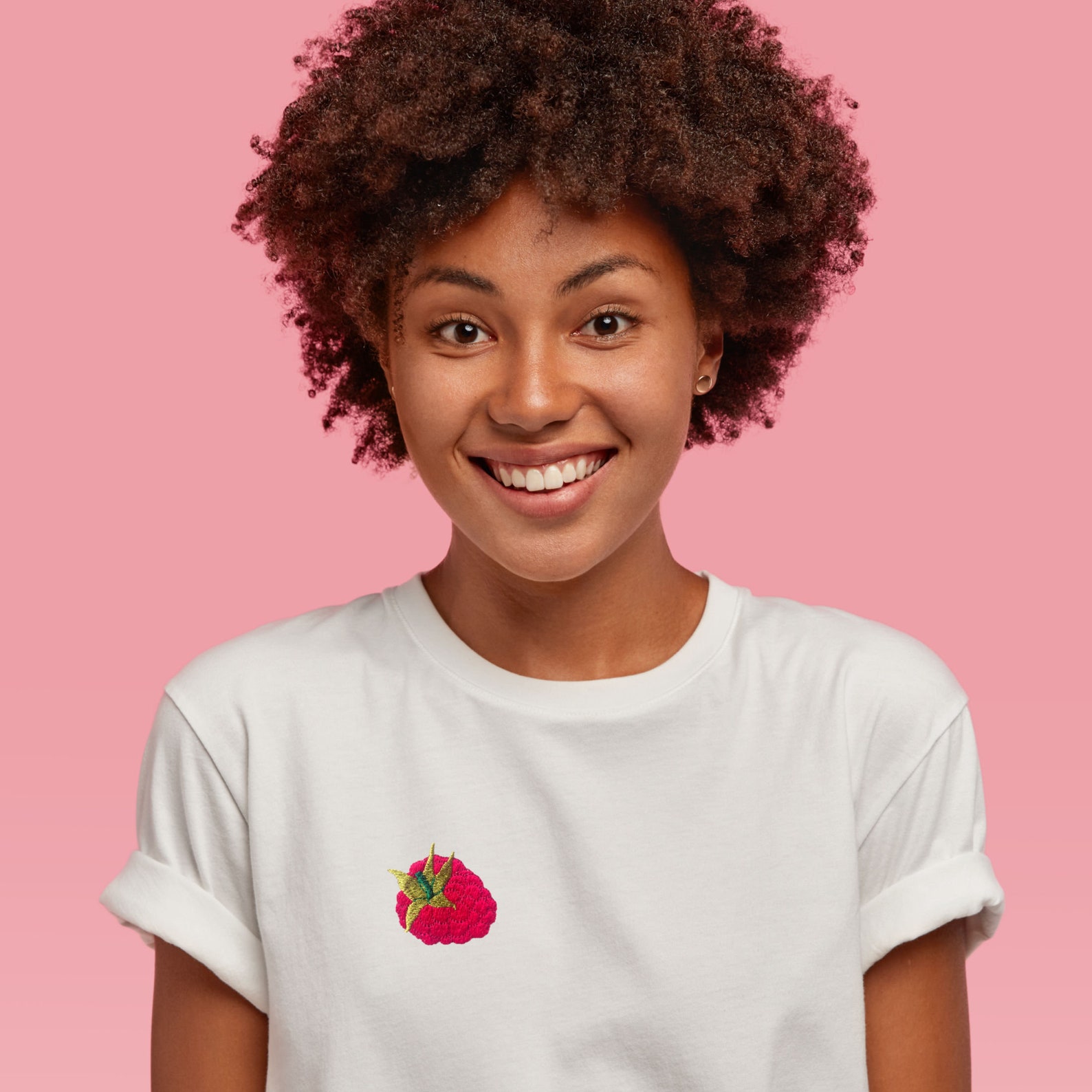 Raspberry Machine Embroidery Design Red Fruits Digital - Etsy