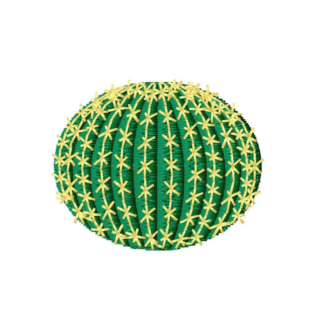 Cactus Machine Embroidery Design - Etsy