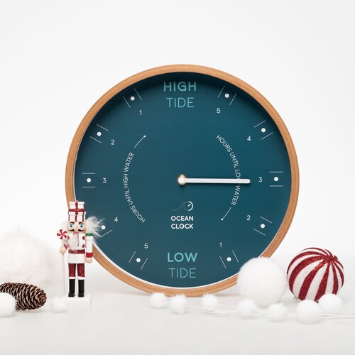 Ocean Wood Tide Clock CUSTOM - Etsy