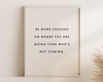 Focus Motivational Poster - Etsy