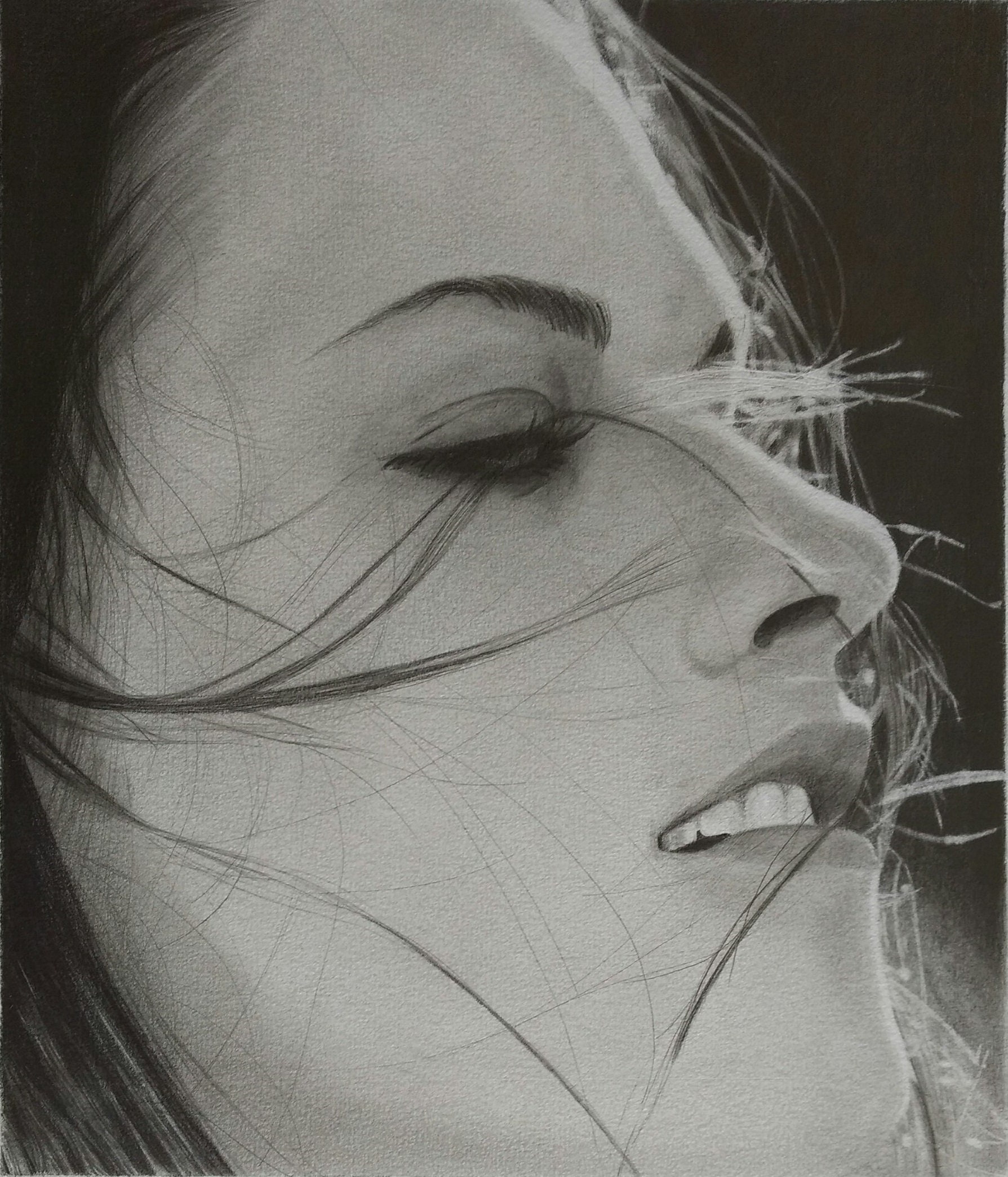 Realistic Pencil Drawing Commission - Photorealistic Handmade Portrait ...