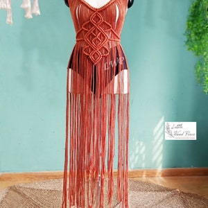 Rope Dress, Macrame Dress, Boho Materinity Dress, Festival Outfit ...