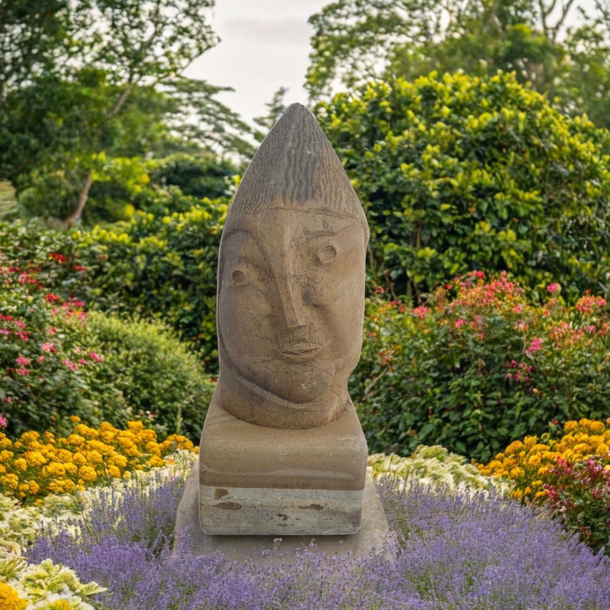 Outdoor Stone Garden Gnome | Handcrafted Sculpture for Garden & Patio ...