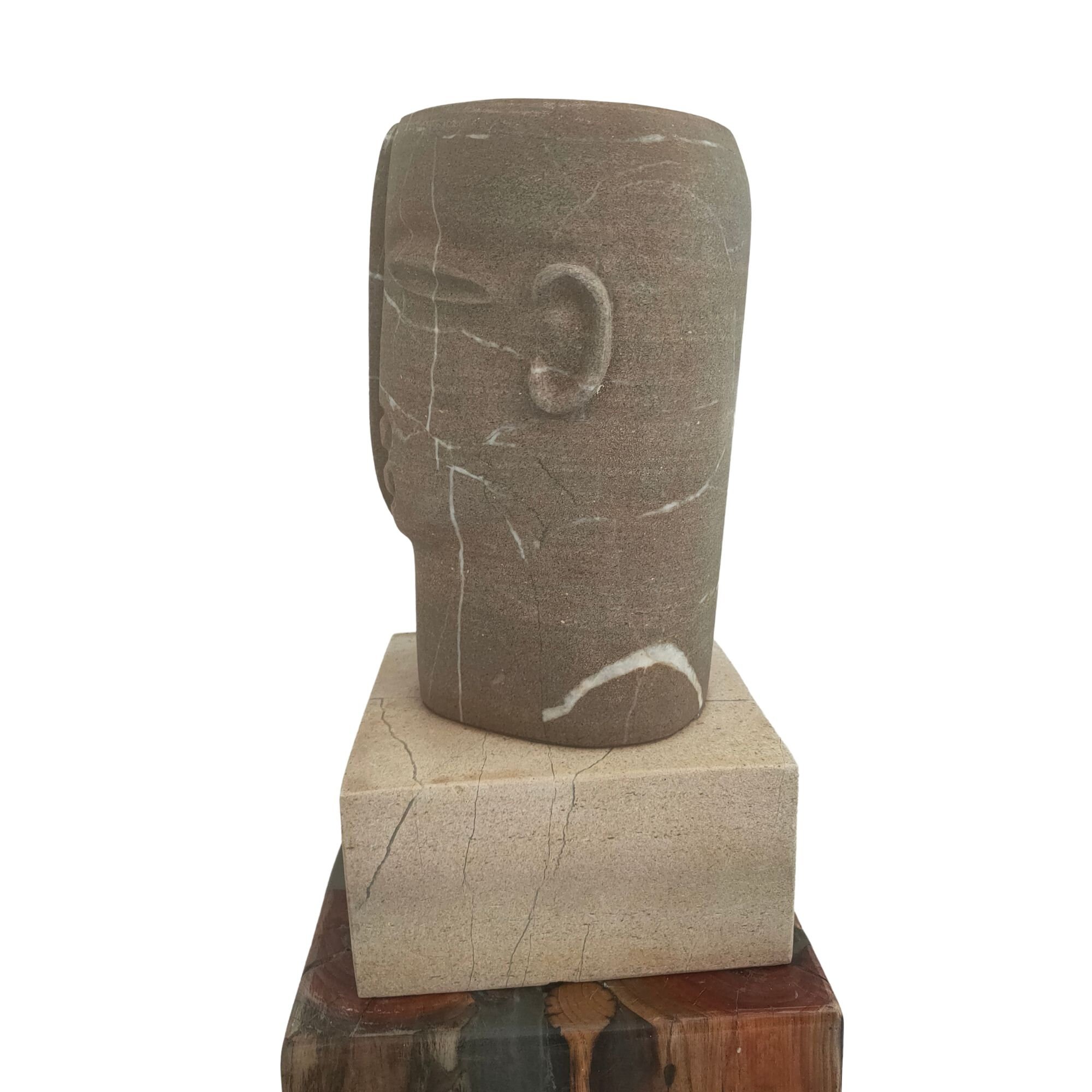 Abstract Stone Sculpture | Indoor Statue | Sculpture for Garden - Etsy