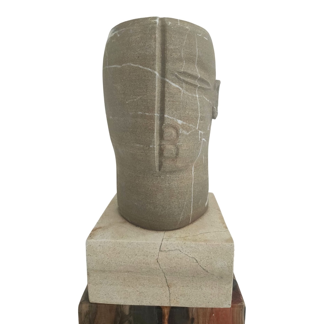 Abstract Stone Sculpture | Indoor Statue | Sculpture for Garden - Etsy