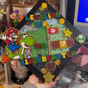 Mario Bros Graduation Cap Topper - Etsy