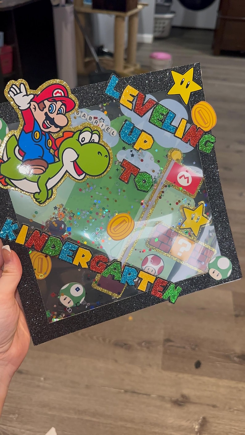 Mario Bros Graduation Cap Topper - Etsy