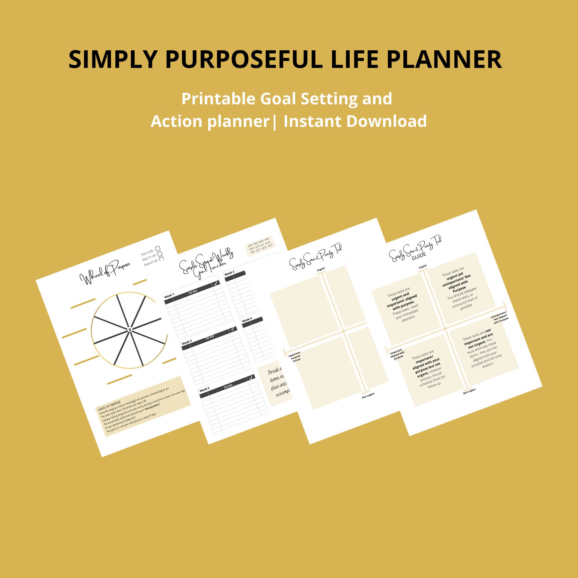 Simply Purposeful Life Planner - Etsy