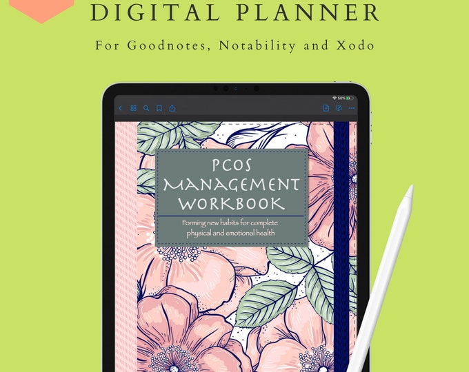 PCOS Digital Workbook, PCOS Fertility Tracker and Self Care Journal - Etsy