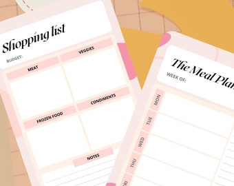 Meal Planner - Etsy