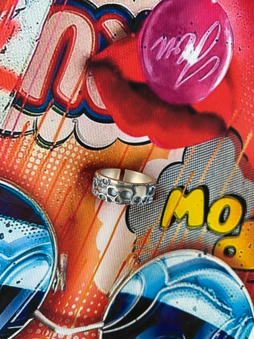 Callum King EXCLUSIVE Ring • 925 Silver • Many Skull Band Edition ...