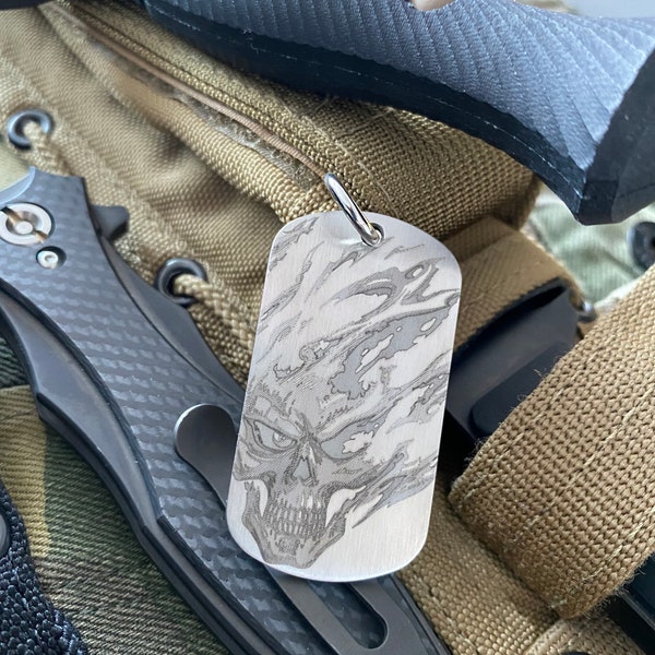 Etched Dog Tag - Etsy