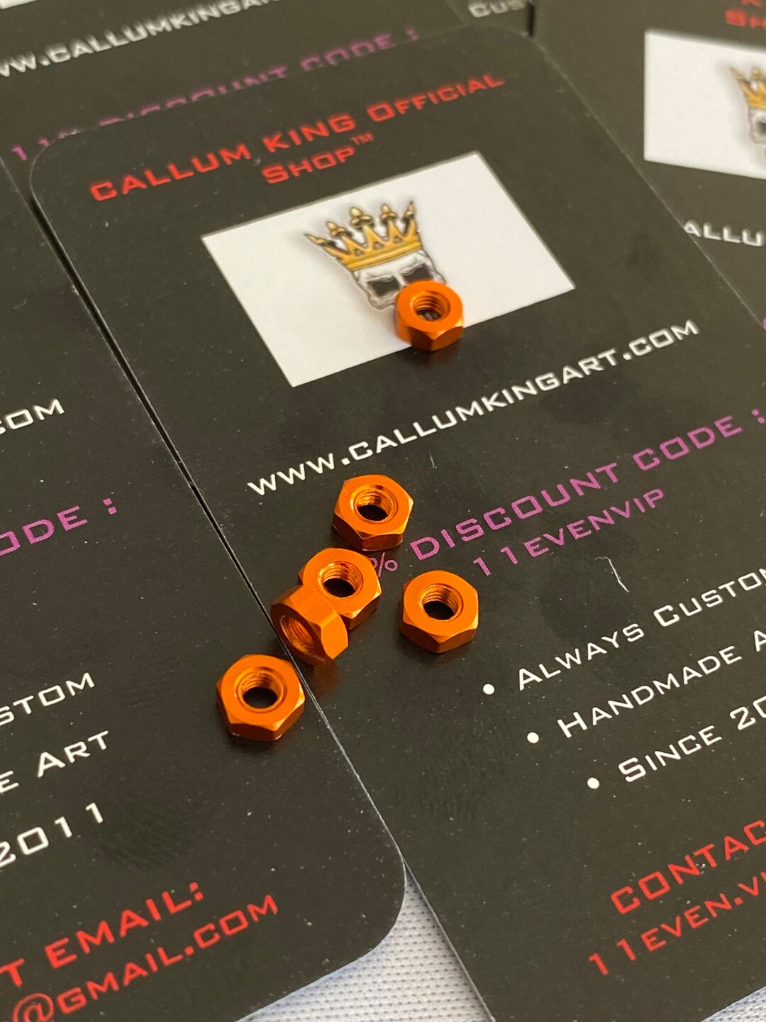 Anodized M3 Micro Nuts / Aluminum / Made in Canada / Polished / 2x 4x ...
