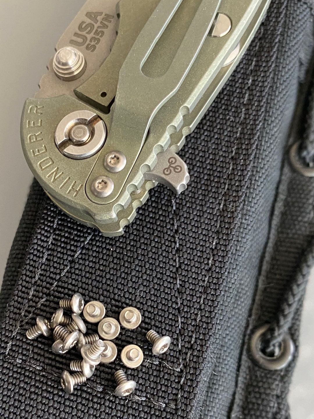 Fits Hinderer Torx Pocket Clip Screws • Titanium • Fits Hinderer XM-18 ...