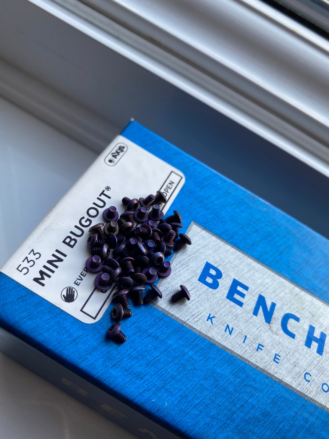 ANODIZED Purple Torx Screws • Titanium • Fits Benchmade Mini Bugout ...