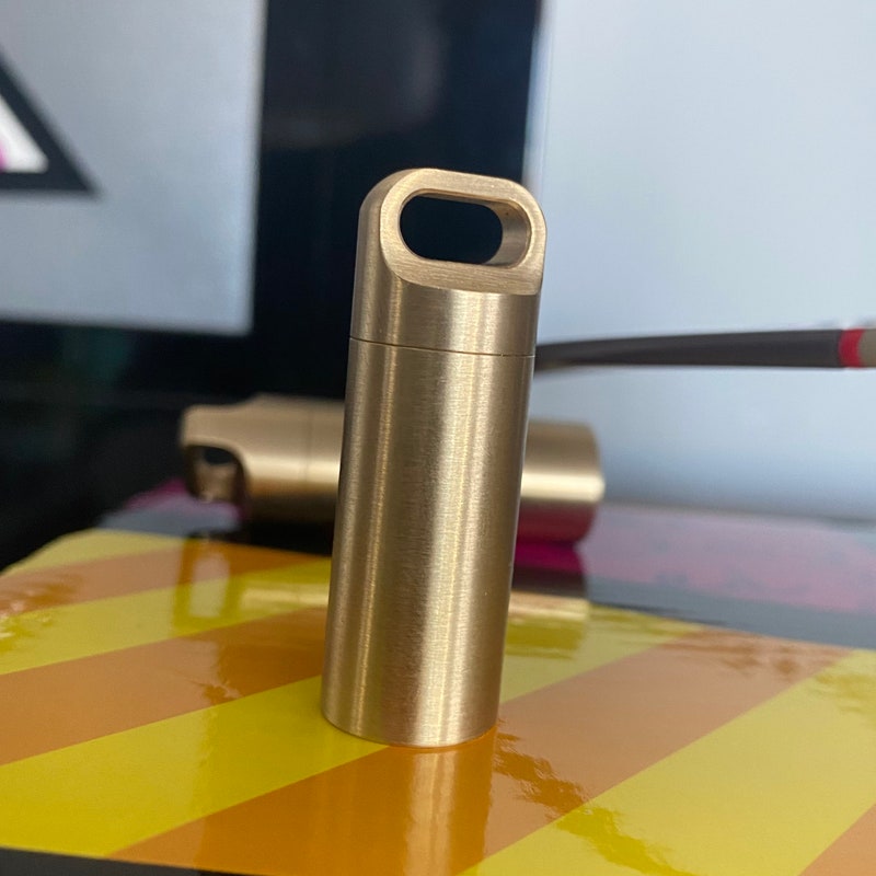 Waterproof Capsule Keychain - Etsy